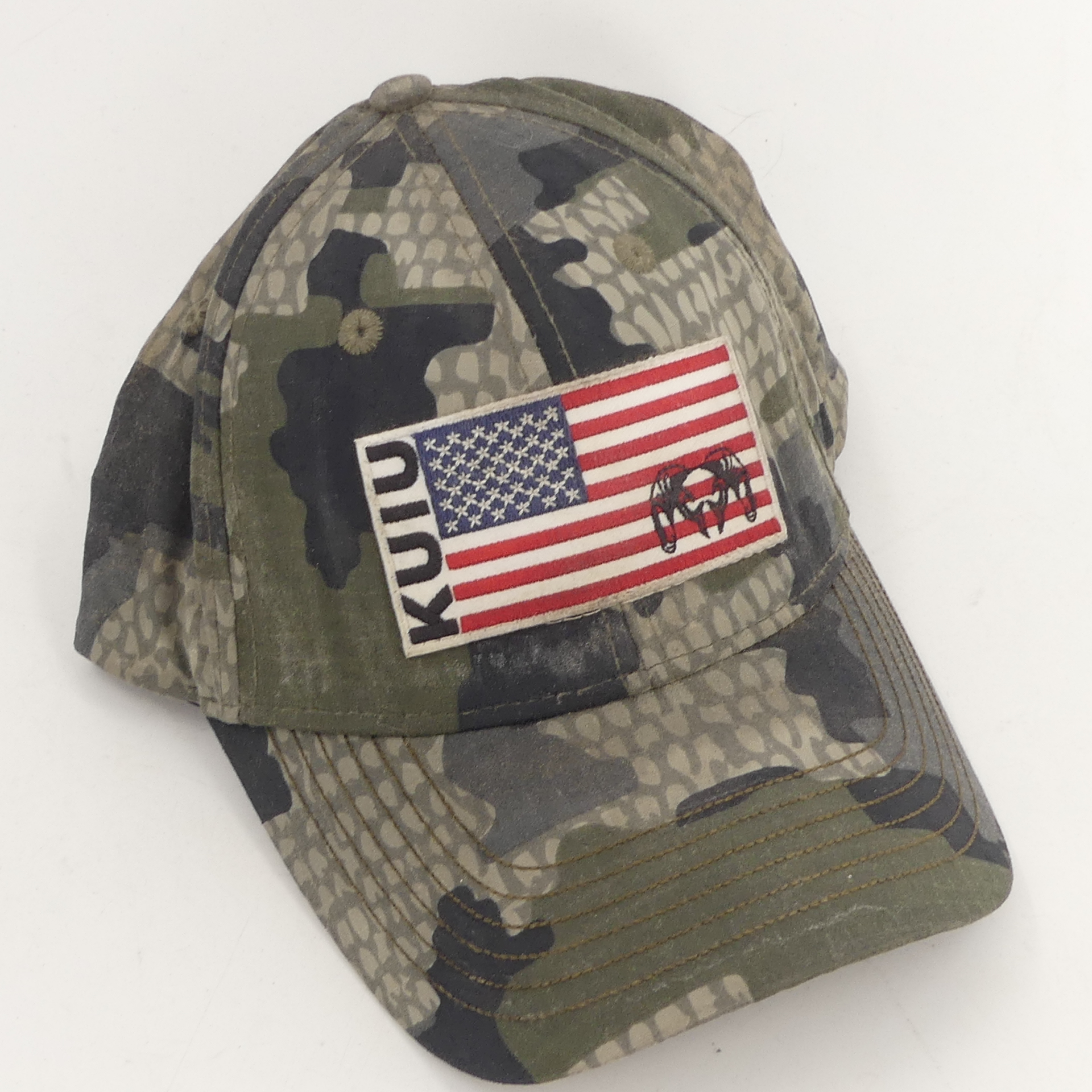 Kuiu Patriotic Flag Hat Adjustable Green Camo Outdoor Hunting Hiking | eBay